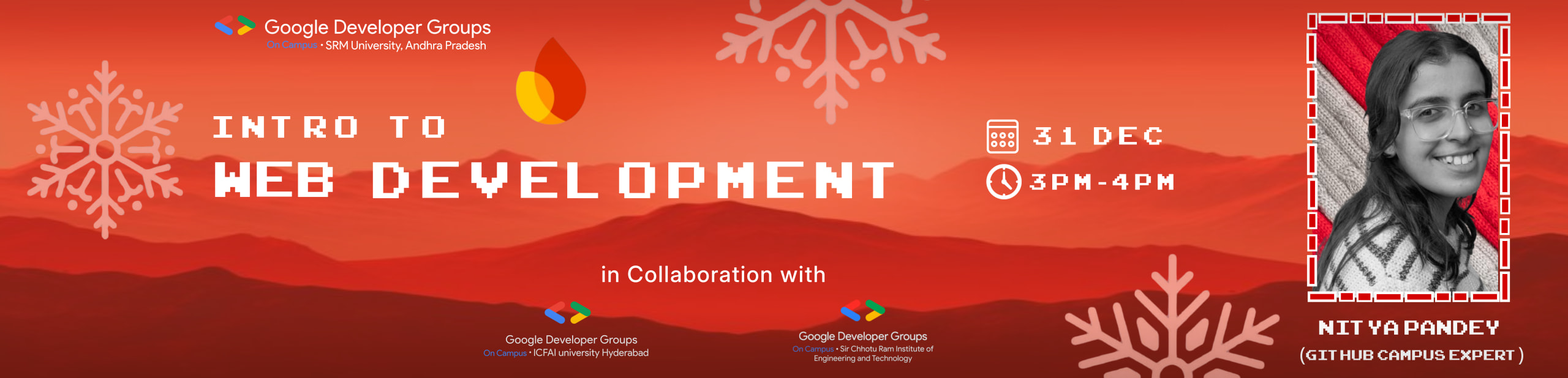 See Tech winter break + GDG on Campus SRM-AP at Google Developer Groups GDG on Campus SRM ...